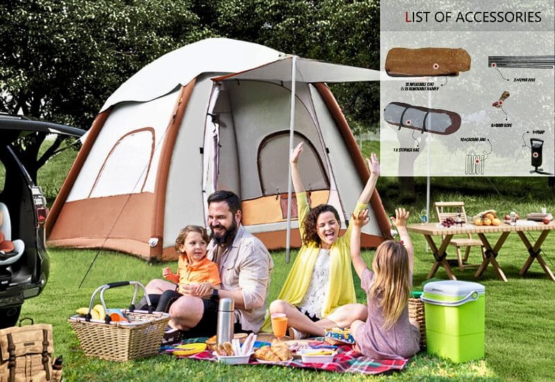 Inflatable Backpacking Tent: Lightweight and Easy Setup